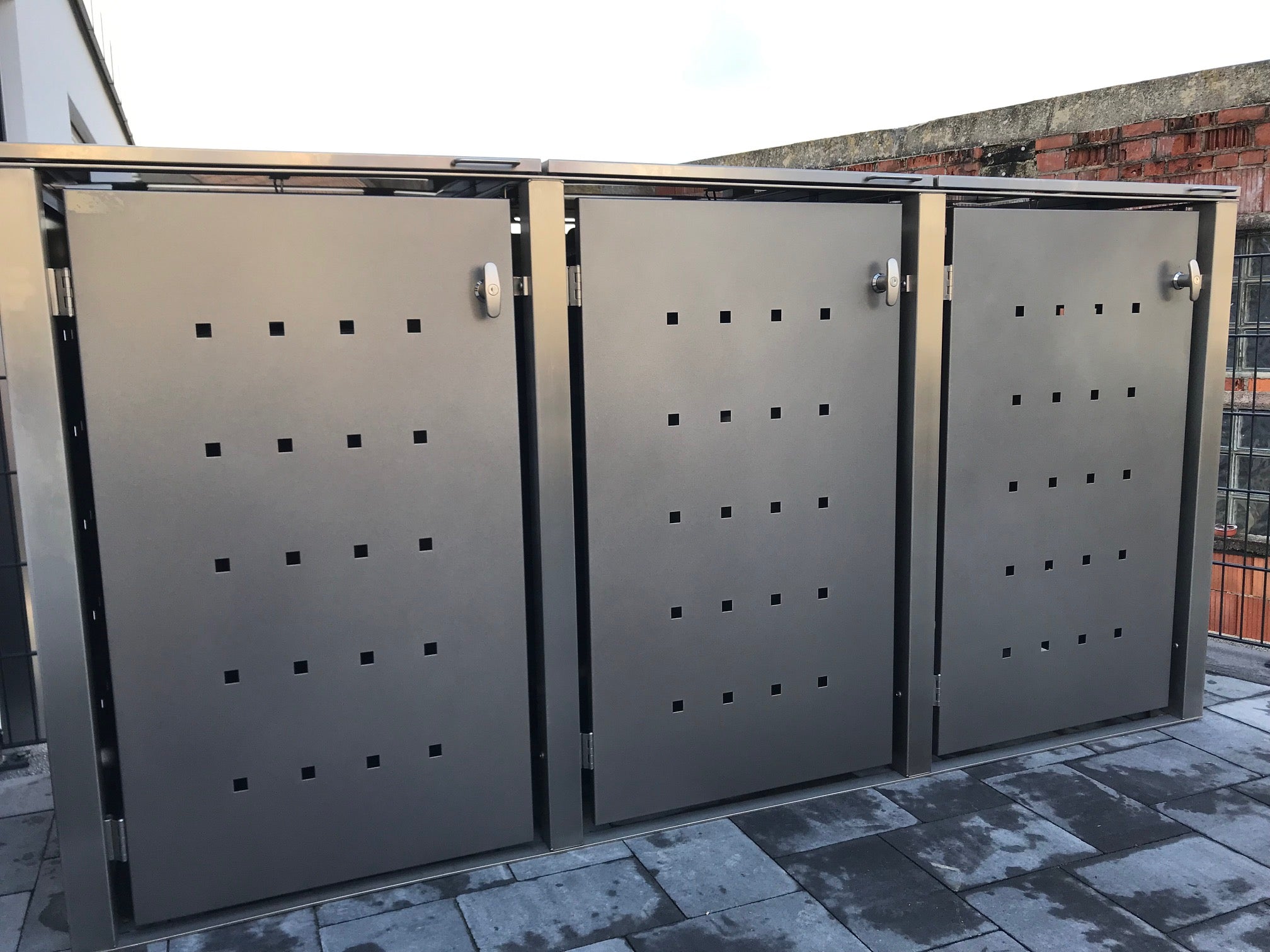 Pellet Feuer Stehtisch beheizt Pellet Heizpilz Magic fire table